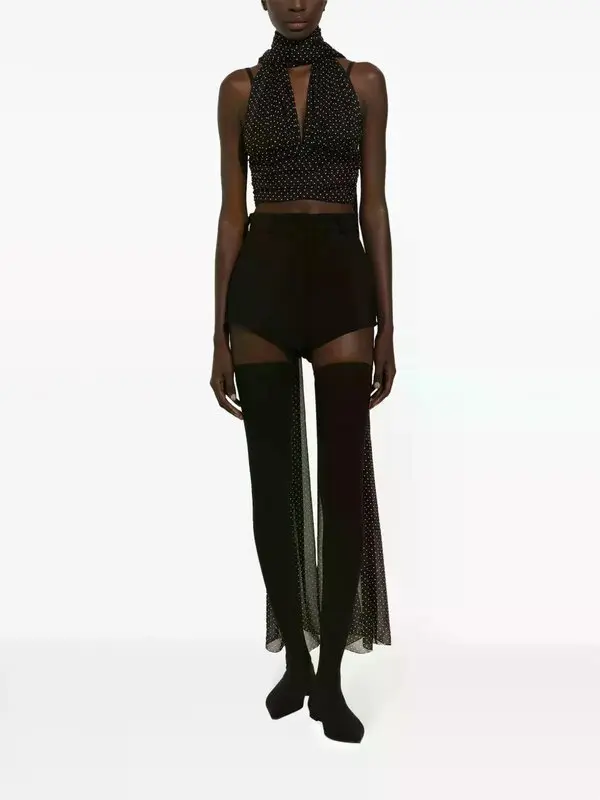 Dolce & Gabbana Polka Dot-print Silk Top