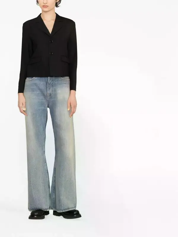 MAISON MARGIELA Striped Single-breasted Blazer