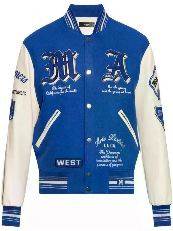 Amiri Dream Team Varsity Jacket - Blue