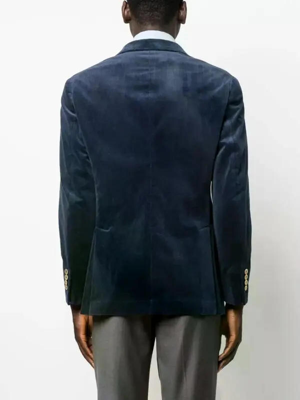 Brunello Cucinelli Double-breasted Velvet Blazer