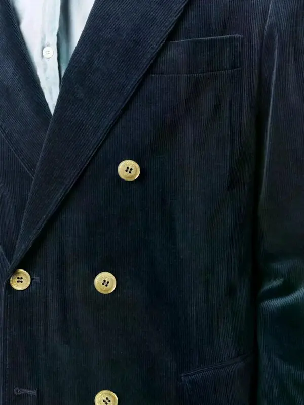 Brunello Cucinelli Double-breasted Velvet Blazer