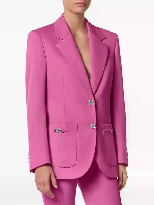 Versace Underwater Barocco Boxy Blazer