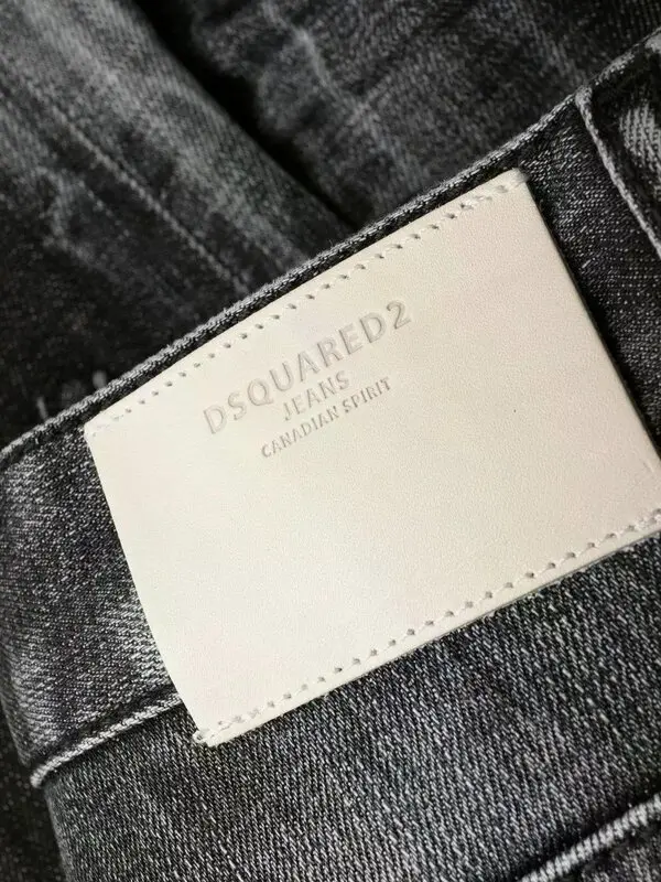 Dsquared2 High-rise Distressed Wide-leg Jeans