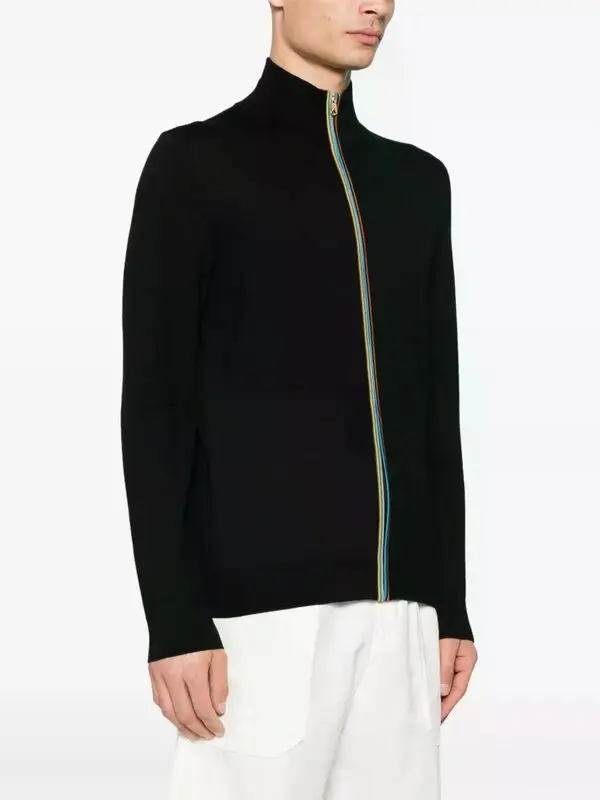 Paul Smith Artist Stripe Zip Cardigan