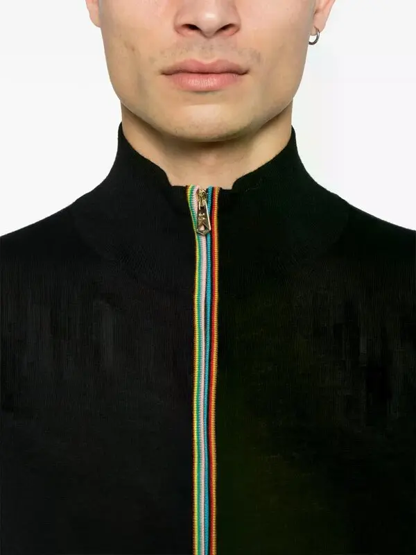 Paul Smith Artist Stripe Zip Cardigan