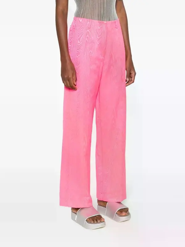 FORTE_FORTE Patterned Jacquard Straight-leg Jeans