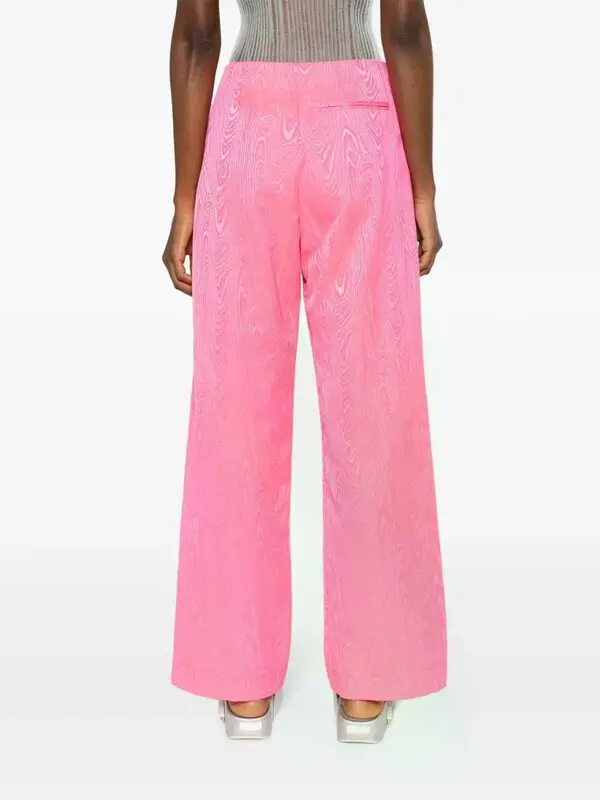 FORTE_FORTE Patterned Jacquard Straight-leg Jeans