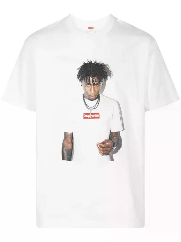 Supreme Nba Youngboy Cotton T-shirt - White