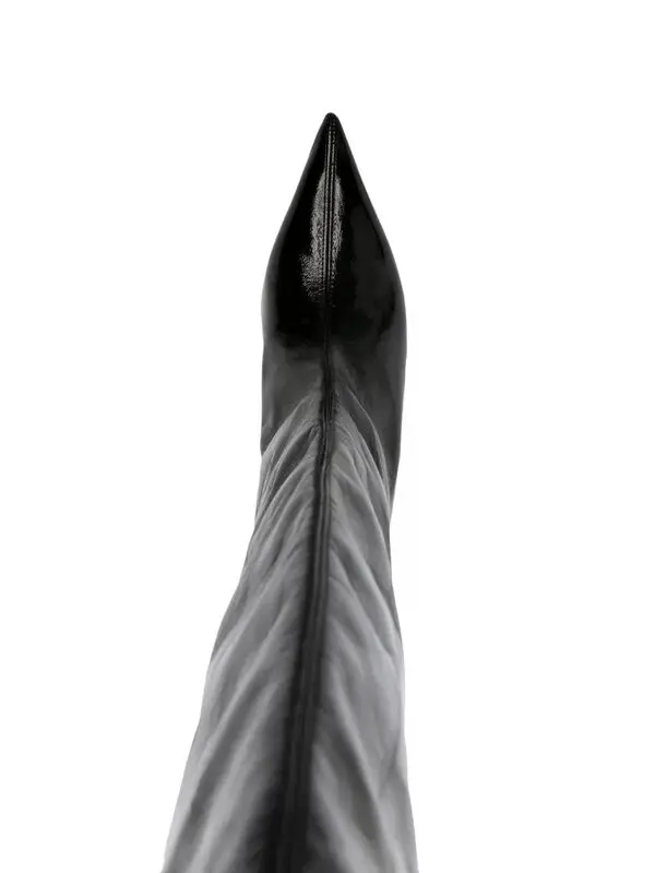 GANNI 45mm Knee-high Mid-heel Boots