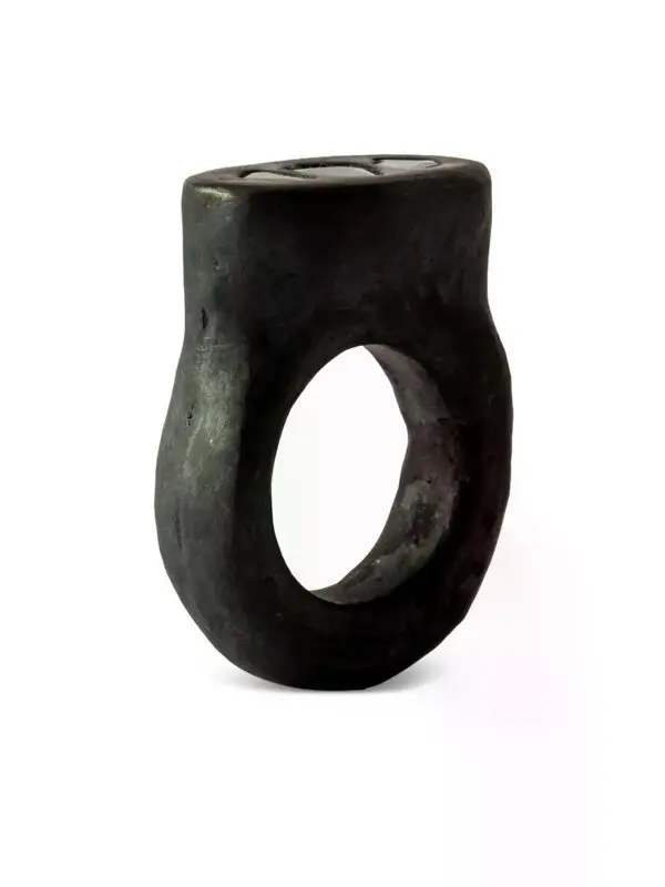 PARTS OF FOUR Roman Diamond-embellished Ring - Black