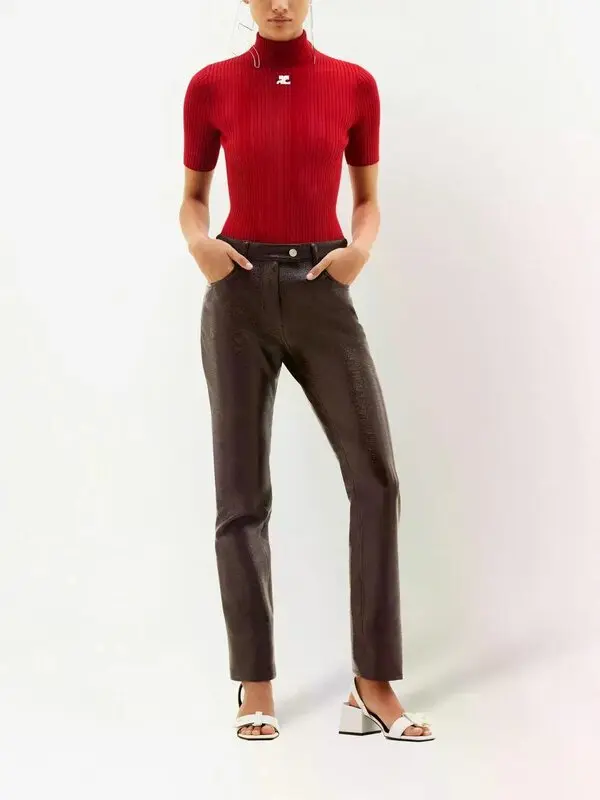COURREGES Reedition Rib-knit Sweater
