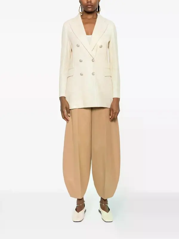 CIRCOLO 1901 Double-breasted Textured Blazer