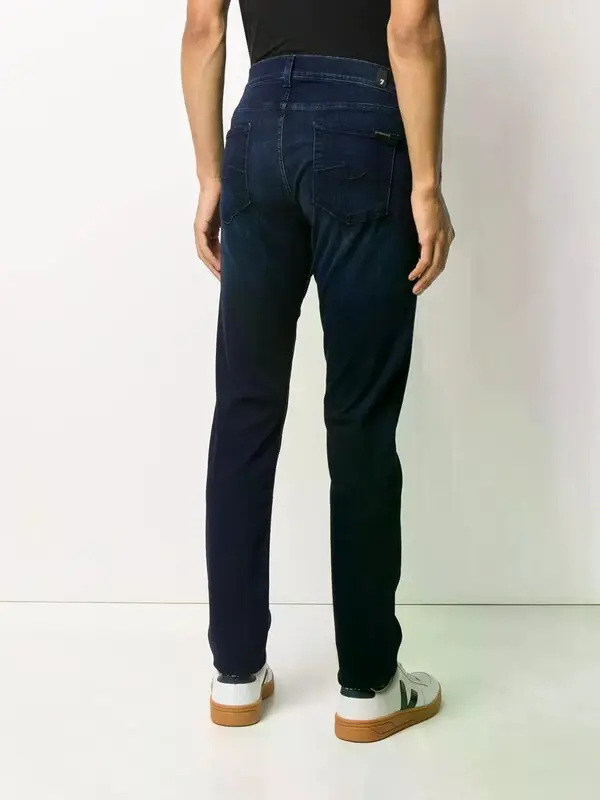 7 For All Mankind Slimmy Tapered Luxe Performance Jeans - Blue