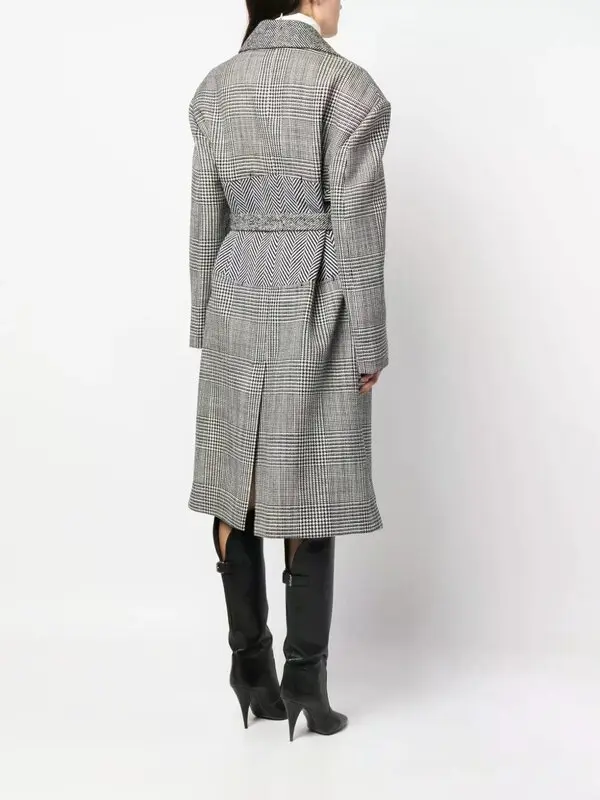 TOM FORD Patchwork Belted Wool Coat