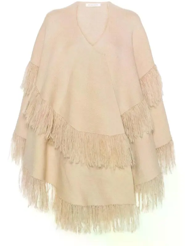 BY MALENE BIRGER Fringed Wool-blend Cape