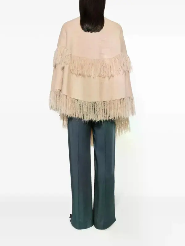 BY MALENE BIRGER Fringed Wool-blend Cape