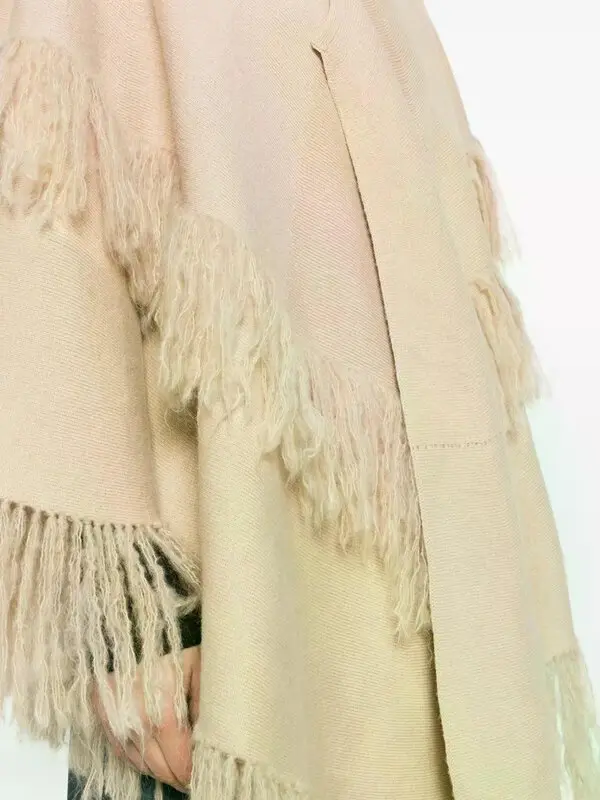 BY MALENE BIRGER Fringed Wool-blend Cape
