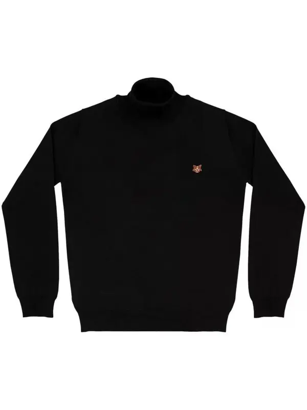 PELO FOUNDATION Mongrel Patch Roll Neck Jumper