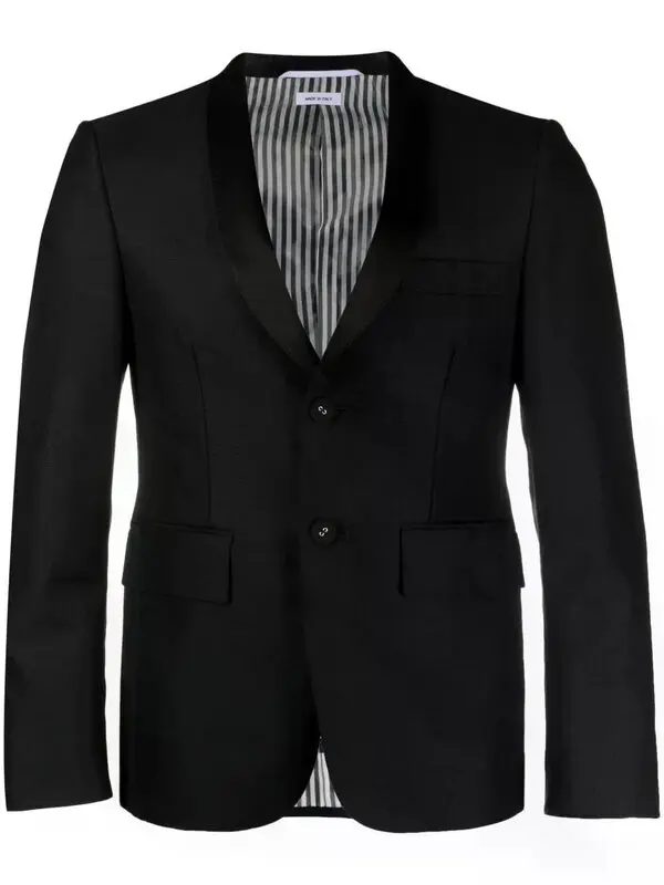 Thom Browne Shawl-collar Single-breasted Blazer