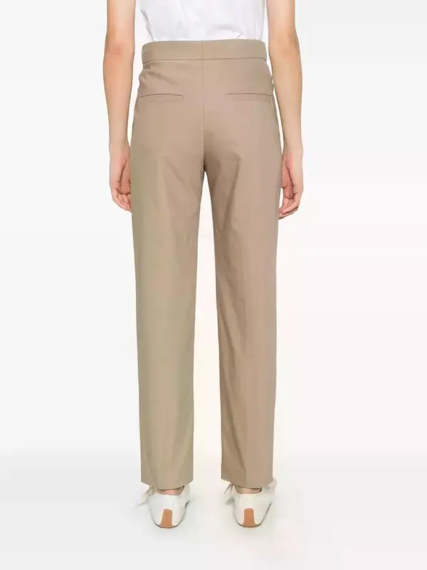 Brunello Cucinelli Monili Chain-detail Trousers - Brown