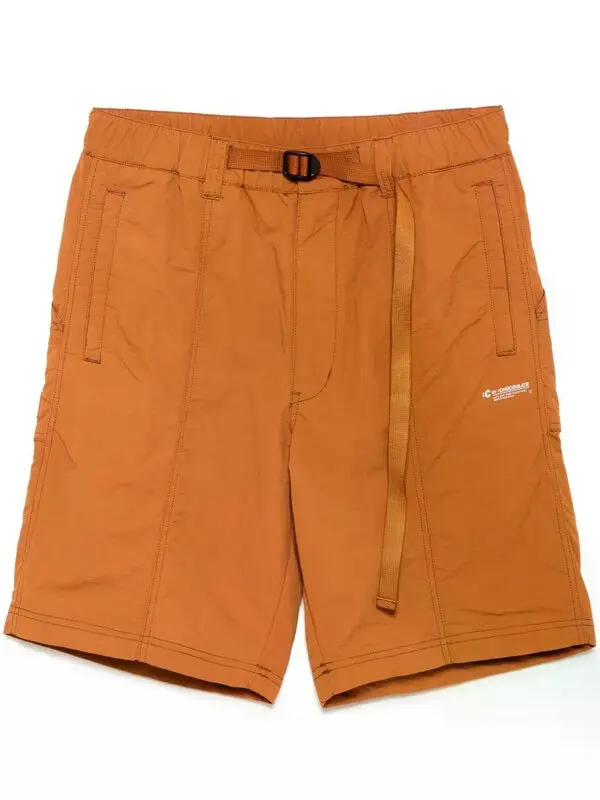 CHOCOOLATE Logo-print Shorts - Orange