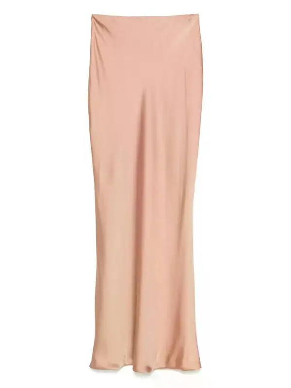 Norma Kamali Bias Maxi Skirt - Brown