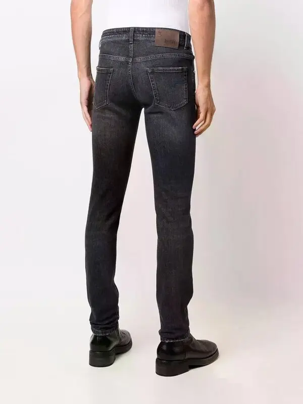 BARBA NAPOLI Skinny-cut Jeans - Black