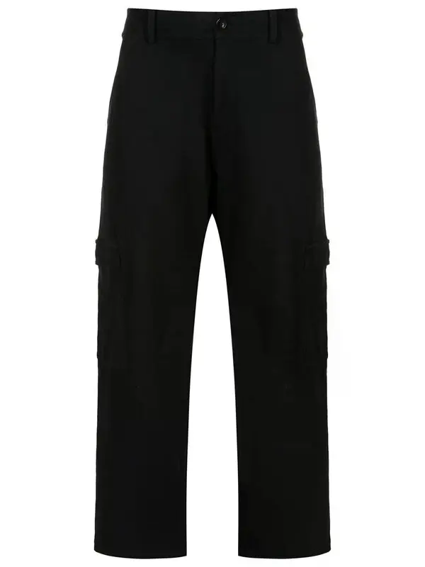 AMIR SLAMA Paneled Wide-leg Cargo Trousers