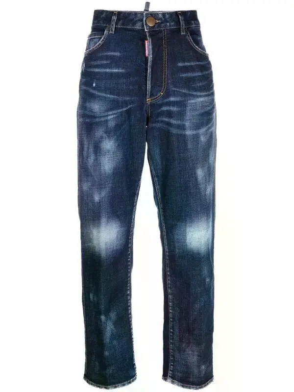 Dsquared2 Straight-leg Jeans With Logo Detail