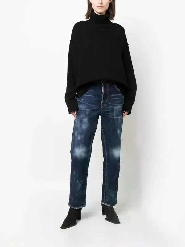 Dsquared2 Straight-leg Jeans With Logo Detail