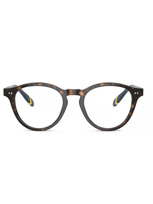 POLO RALPH LAUREN EYEWEAR Round-frame Glasses - Brown