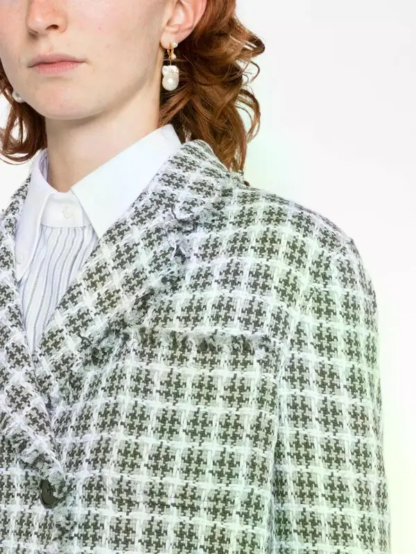 Thom Browne Double-breasted Tweed Jacket