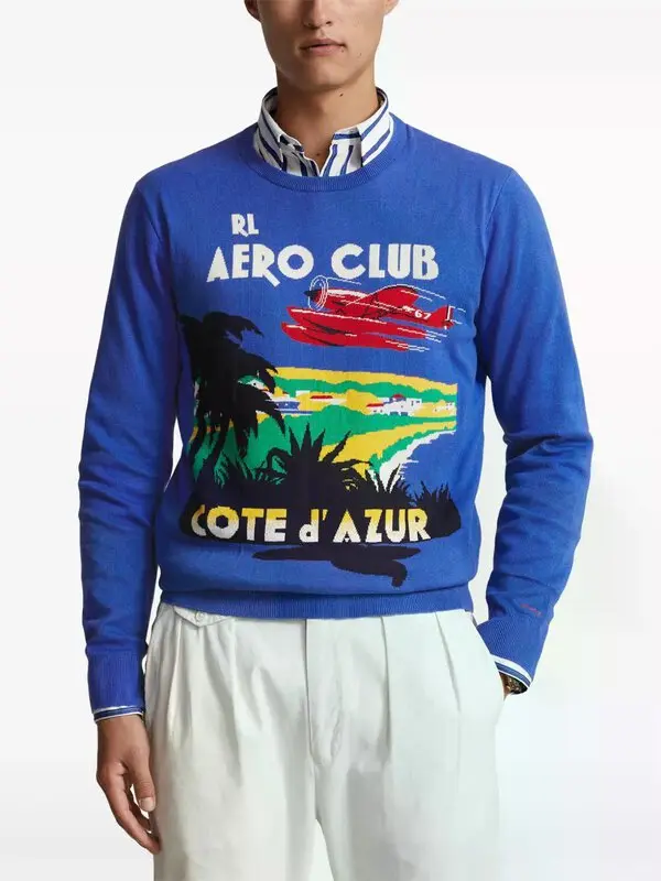 Polo Ralph Lauren Intarsia-knit Cotton Jumper