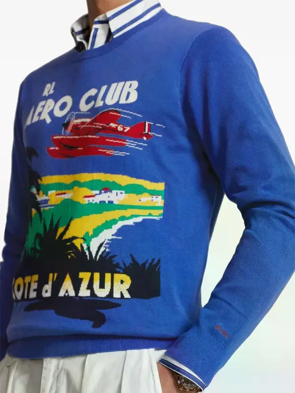 Polo Ralph Lauren Intarsia-knit Cotton Jumper