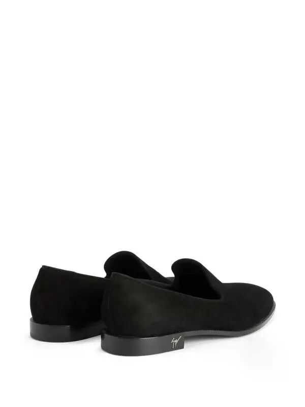 GIUSEPPE ZANOTTI Gatien Suede Loafers - Black