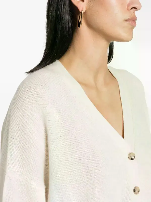 ALLUDE Fine-knit Cashmere Cardigan