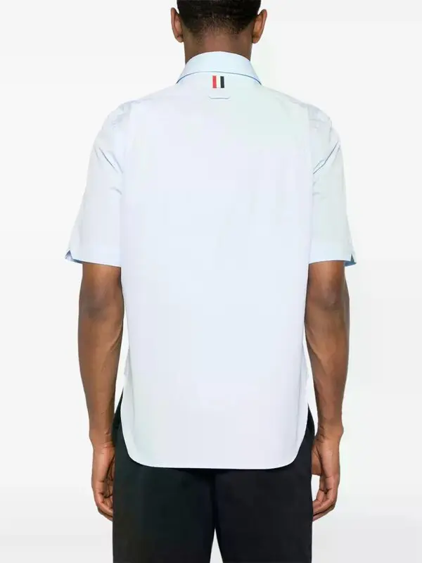Thom Browne Short-sleeve Poplin Shirt