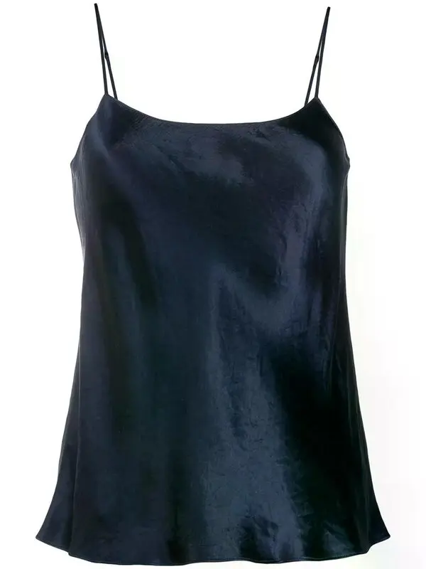 Vince Satin Camisole Top - Blue