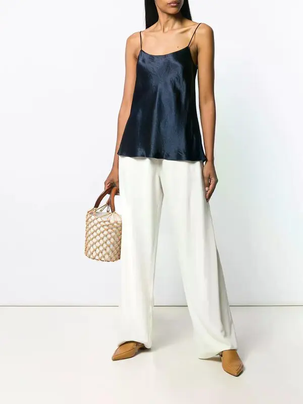 Vince Satin Camisole Top - Blue