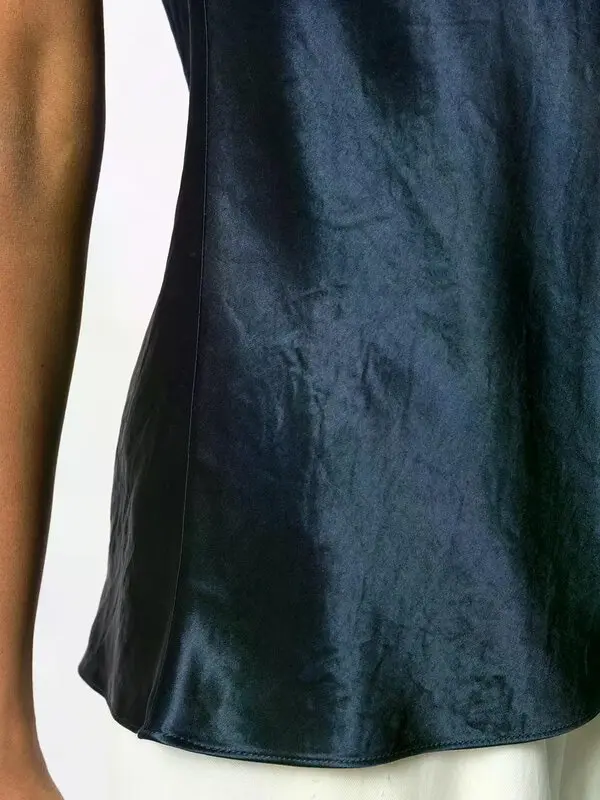 Vince Satin Camisole Top - Blue