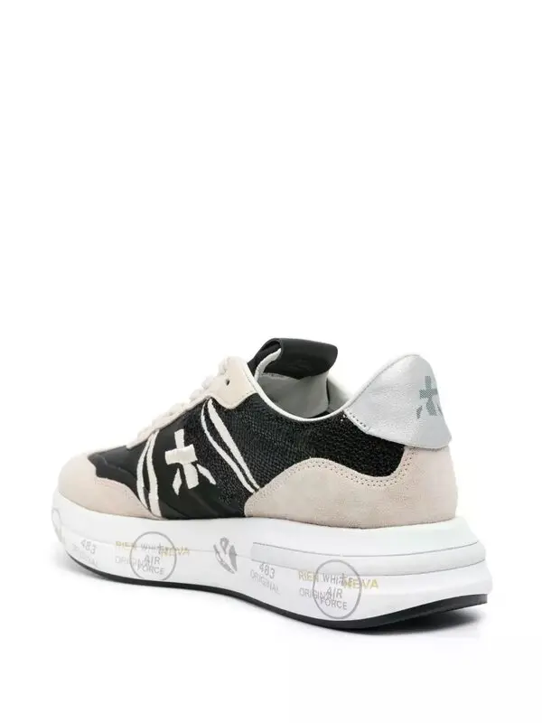 Premiata Cassie Sequin-embellished Sneakers