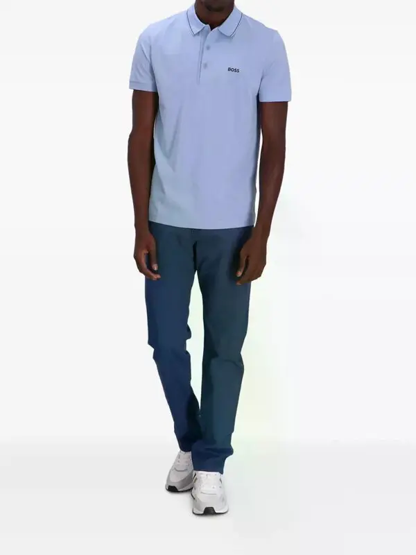 BOSS Logo-embroidered Polo Shirt