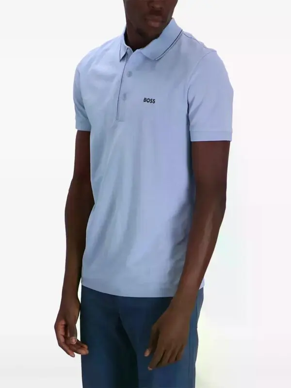 BOSS Logo-embroidered Polo Shirt
