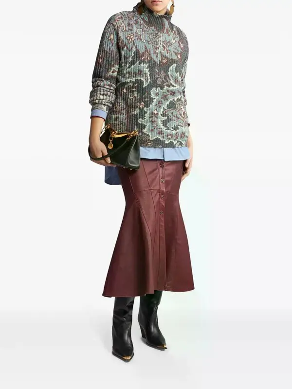 Etro Floral-print Wool Sweater