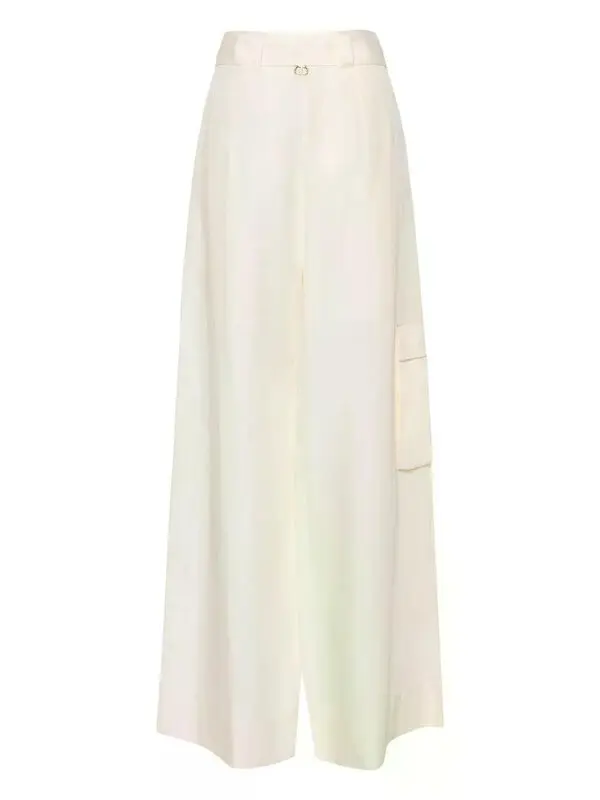 TWINSET Belted Wide-leg Trousers