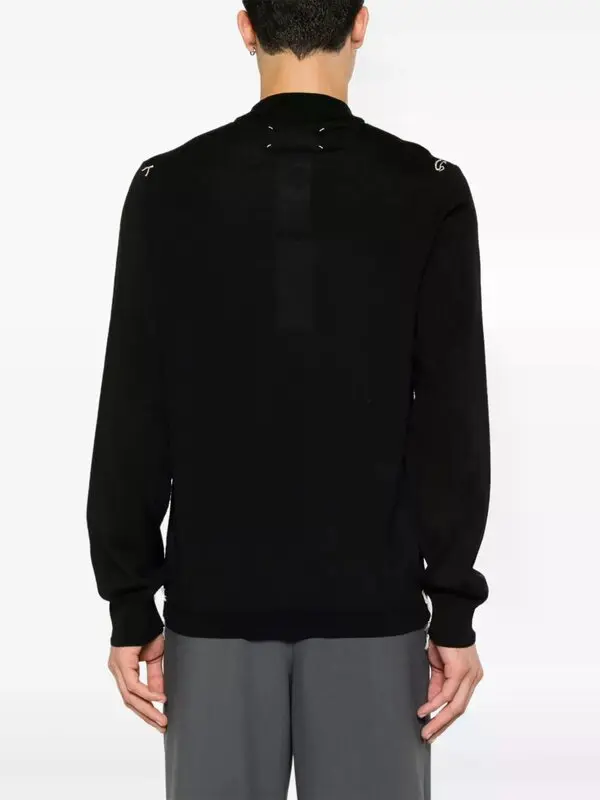 MAISON MARGIELA Merino Wool High Neck Sweater