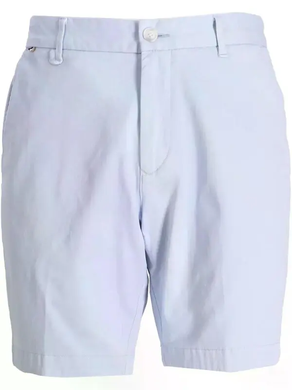 BOSS Cotton Gabardine Shorts - Blue