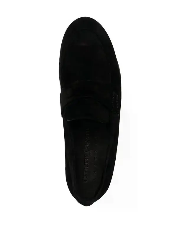 Officine Creative Suede Penny Loafers