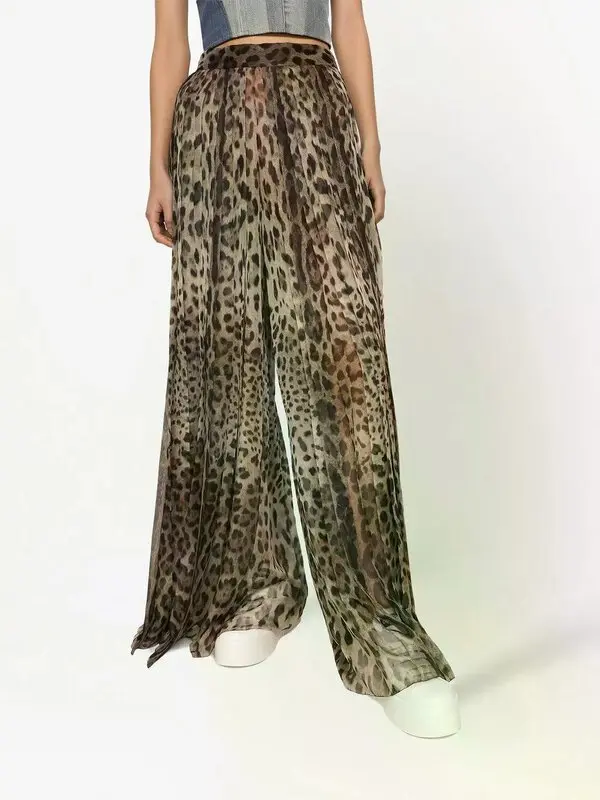 Dolce & Gabbana Leopard-print Culottes