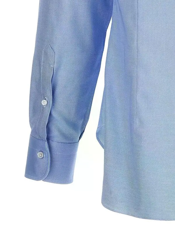 BARBA NAPOLI Cotton Shirt - Blue